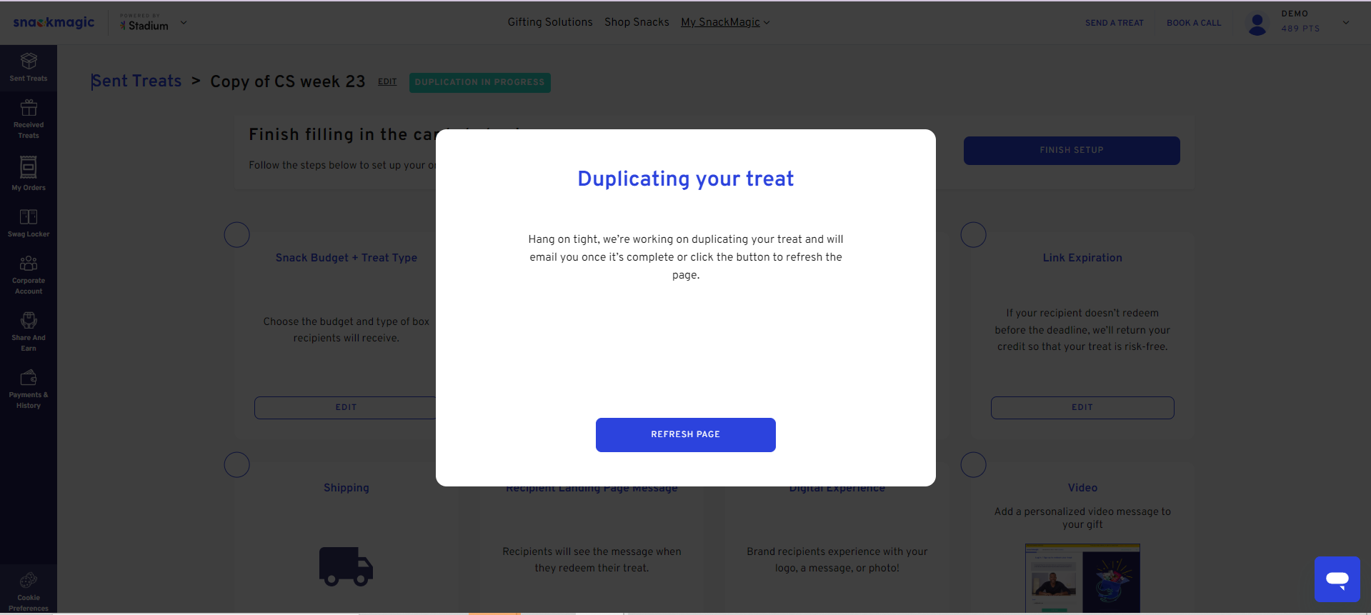 How to Duplicate an Order – SnackMagic